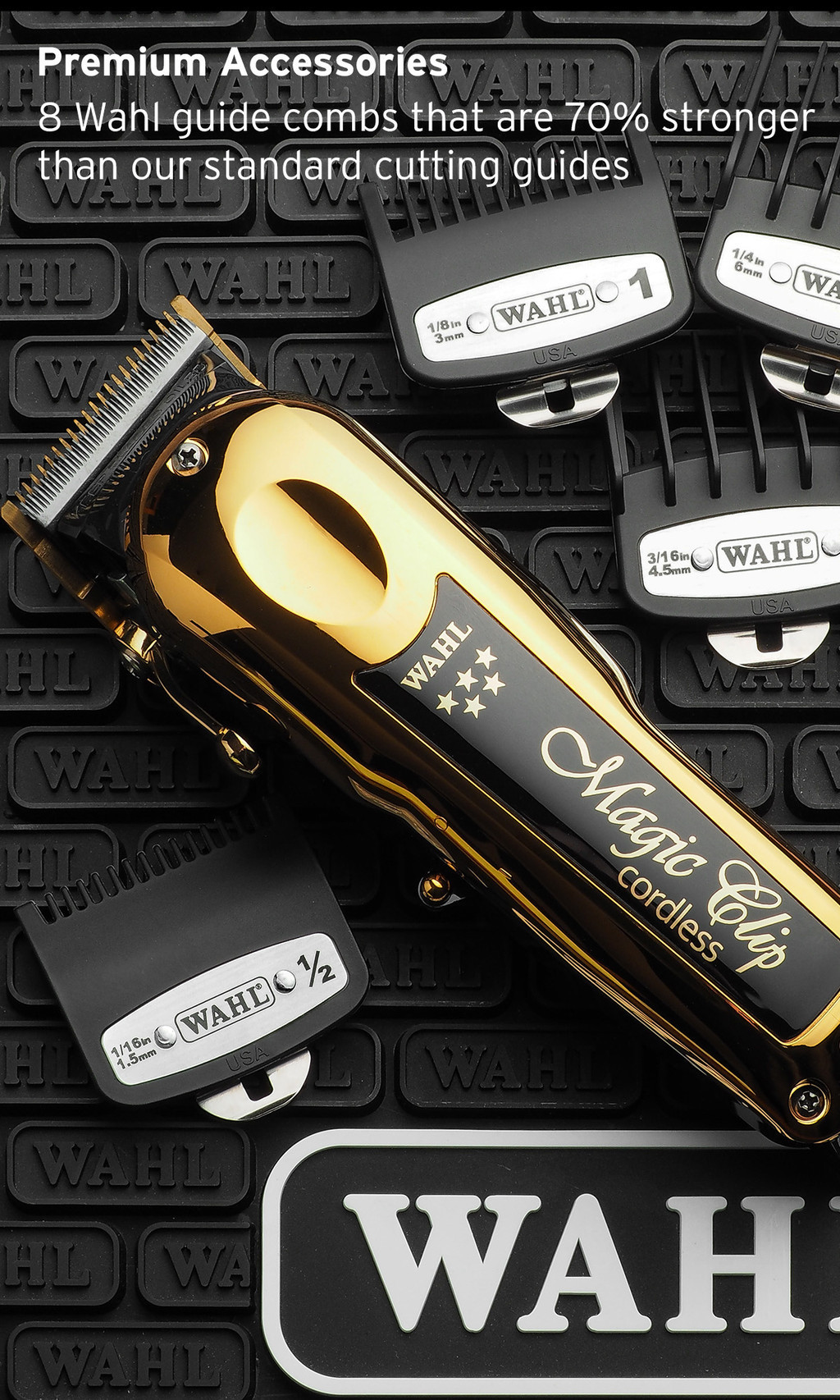 Wahl Hair Clipper Original Cordless Professional Wahl Senior Gold Hair ...