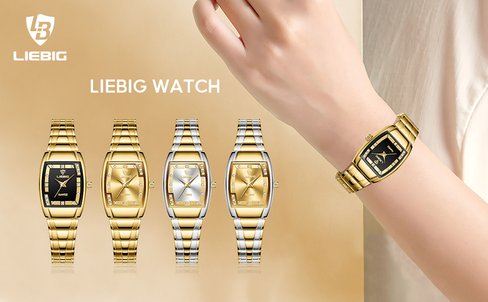 LIEBIG Women Fashionable and Exquisite 3ATM Waterproof Quartz Watch for ...