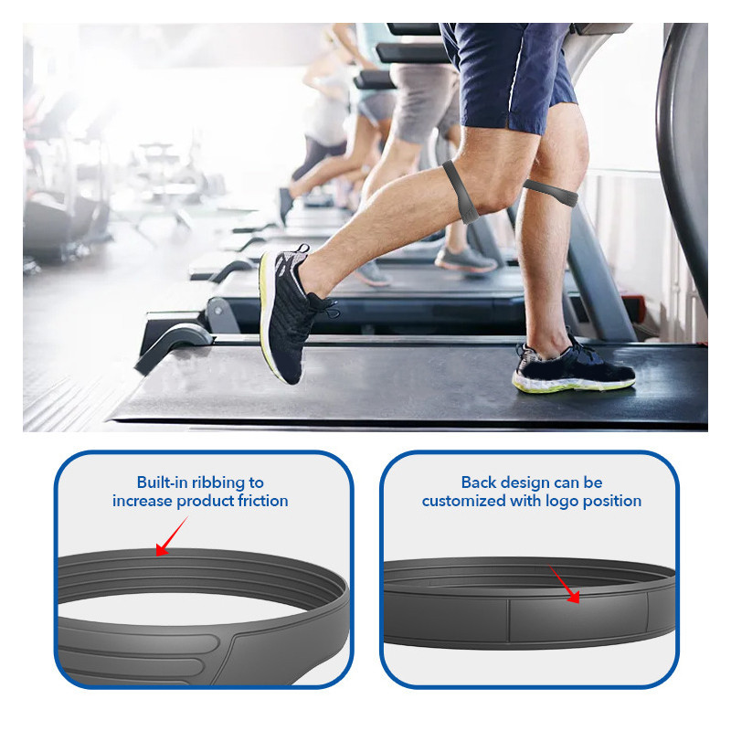 Knee Band Silicone Patella Tendon Basketball Support Strap Patellar ...