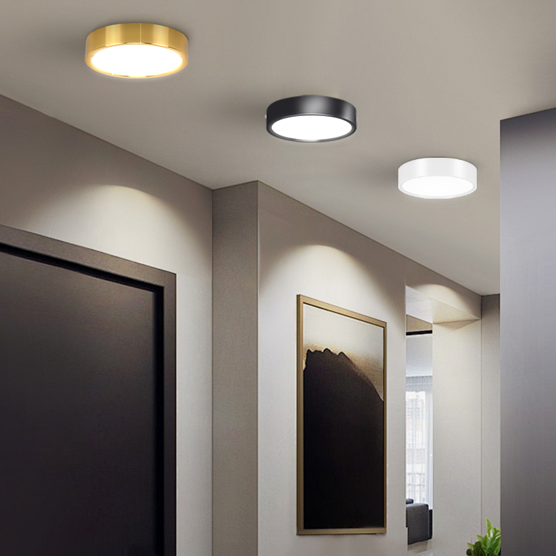 Led Pin Light Surface Mounted Downlight Ceiling Light Tri Color 3W/5W ...