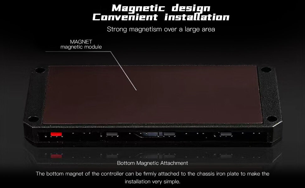 Jungle Leopard Smart Hub 5V 3PIN ARGB 4 Pin PWM 9 Ports PC Case CPU Fan ...