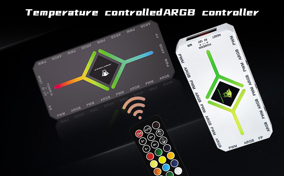 Jungle Leopard Smart Hub 5V 3PIN ARGB 4 Pin PWM 9 Ports PC Case CPU Fan ...