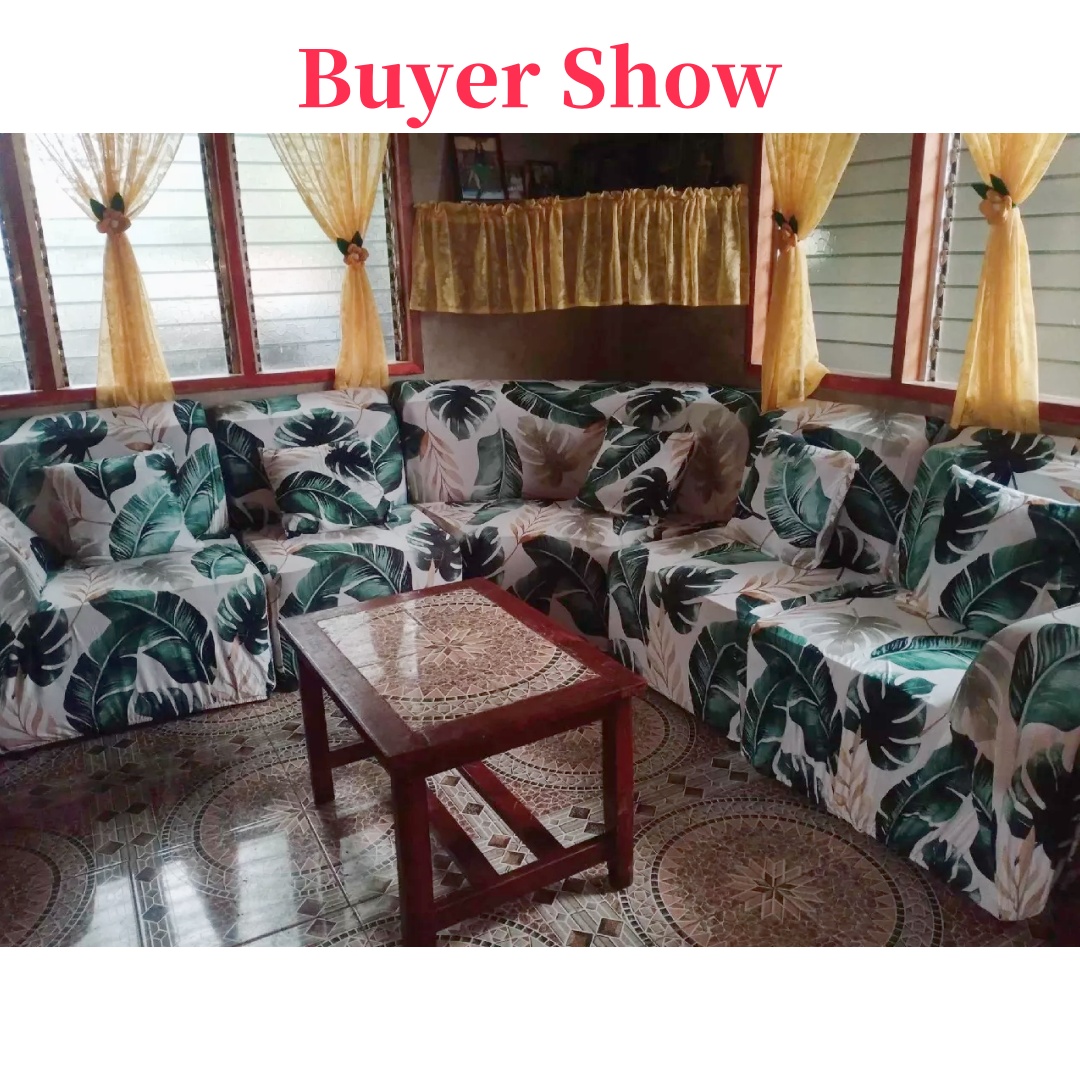Corner Sofa Cover Set of 5pcs Free 3pcs Pillowcase Corner Set Cover ...