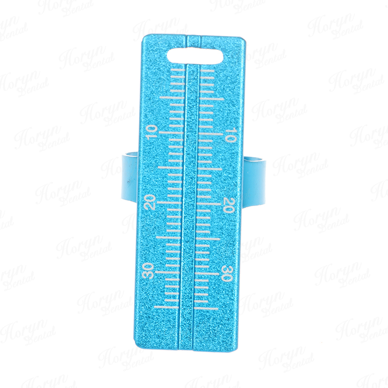 Dental Rulers Aluminium Dentist Endo Finger Rulers Measure Scale ...