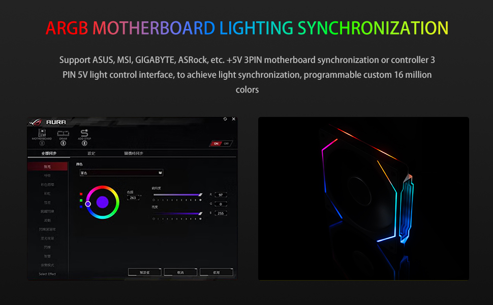 Jungle Leopard Prism 4RS ARGB CPU Fan 120mm Infinity Mirror PC Fan 5V ...