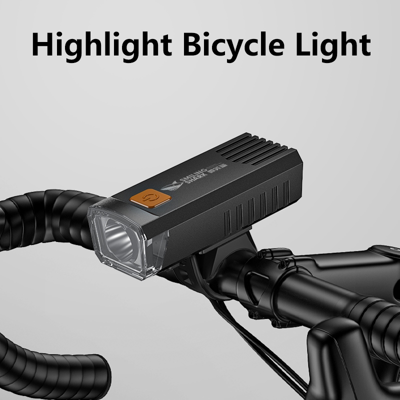 SMILING SHARK Bike Light Front Bicycle Light Bike Headlight ...