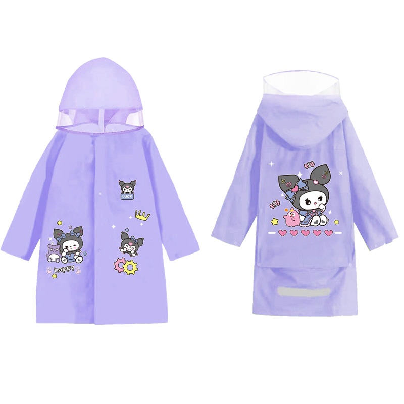 【Manila】Raincoat For Kids 3-10 Yrs With School Bag Seat Cartoon Kids ...