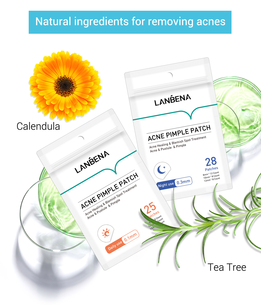 LANBENA Pimple Patch Acne Treatment Patch Acne Stickers Blemish Pimple ...