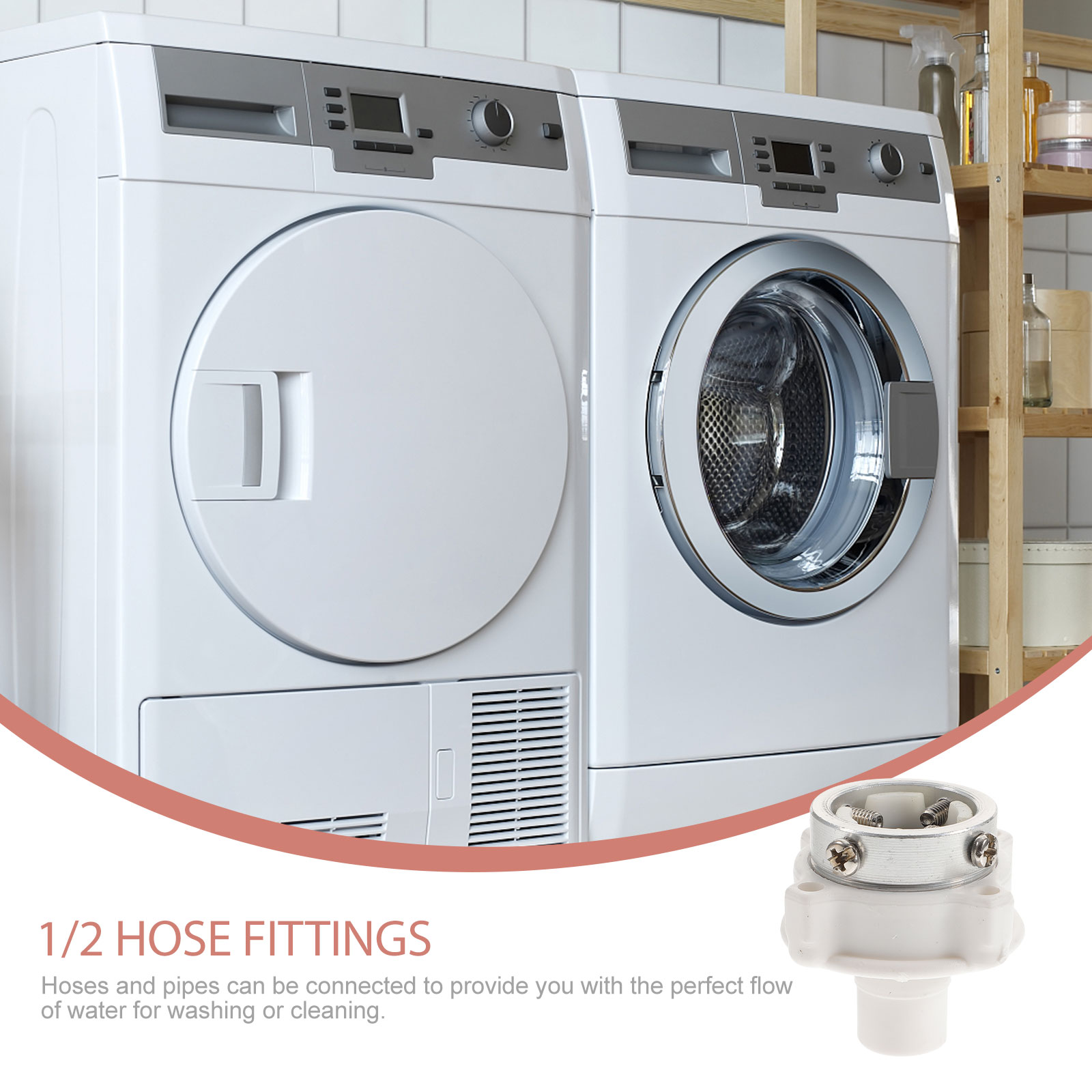 [READY STOCK] Washing Machine Hose Adapter Extension Pipe Quick Connect ...