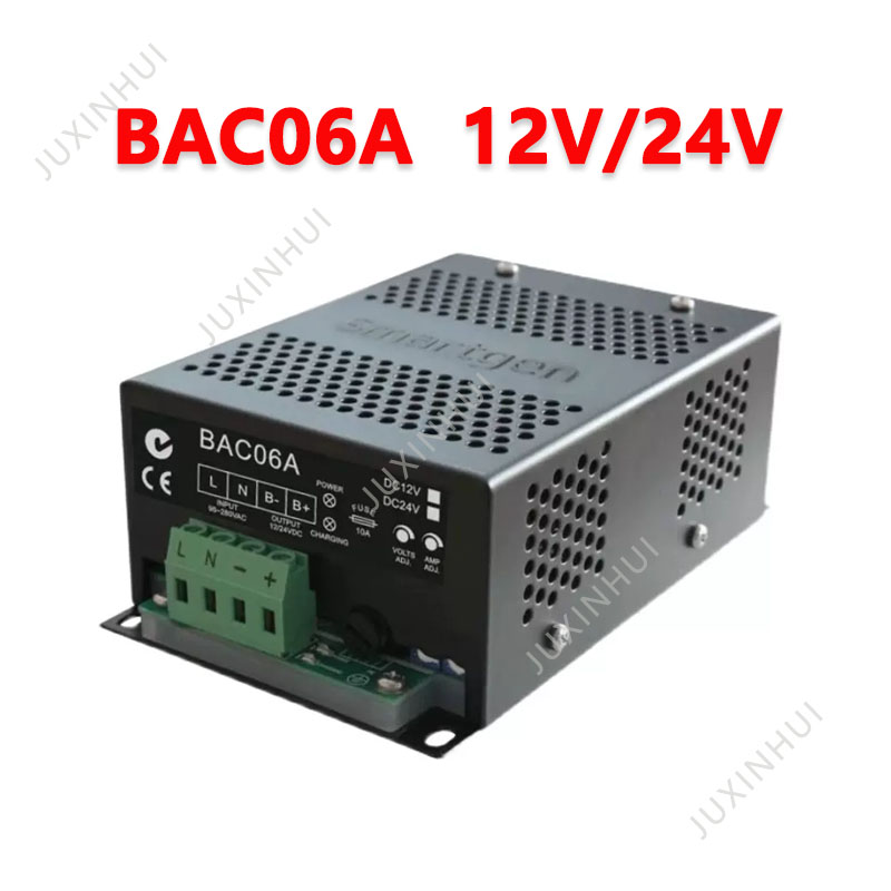 BAC06A SmartGen Original Diesel Generator Set Battery 12V/24V Battery Charger Float Charge ...