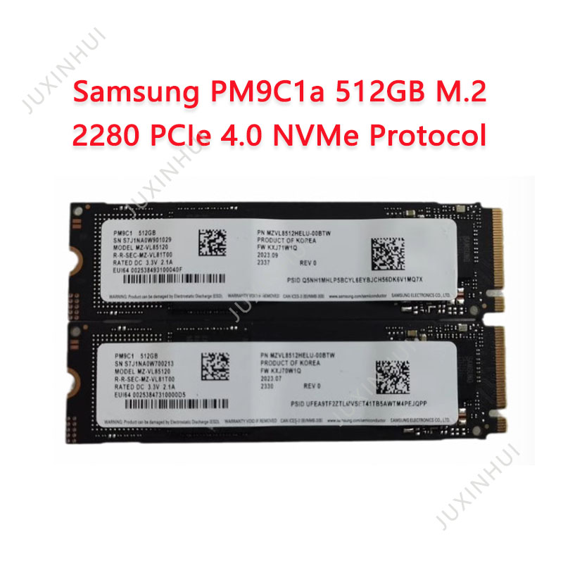 New latest Samsung pm9c1 512g nvme protocol SSD m.2 2280 pcie4.0 × 4 ...