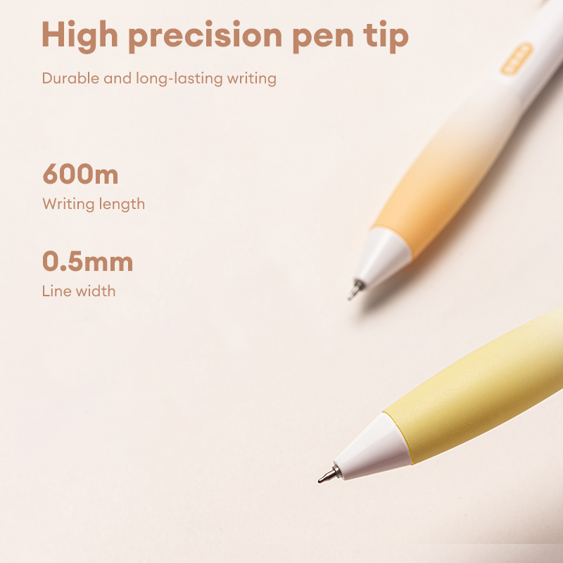 Deli Scented IP Gel Pen 0.5mm Pressing Macaron Color Black Ink ST Mini ...