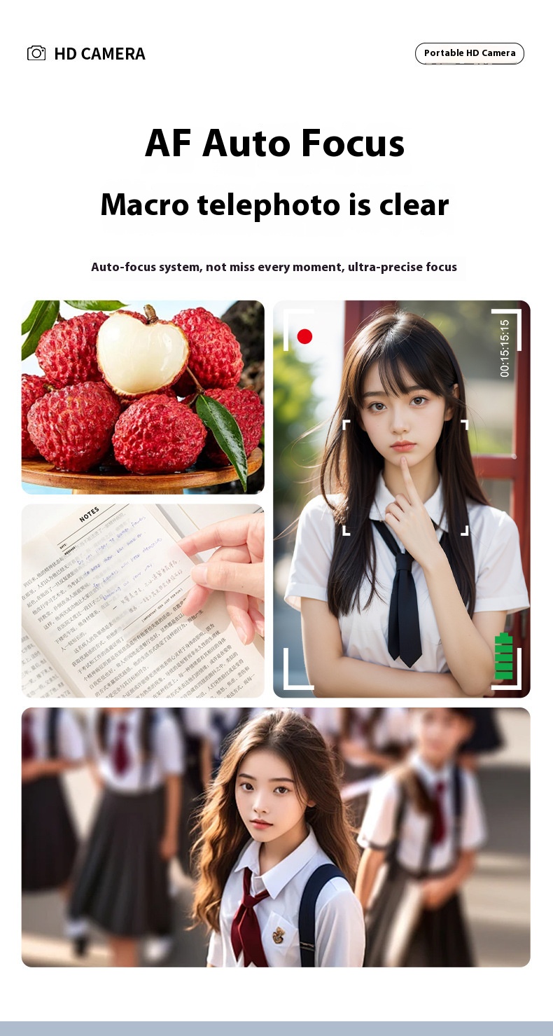 YMX M08 CCD Camera Student Party Digital Camera Beauty Camera Retro HD ...