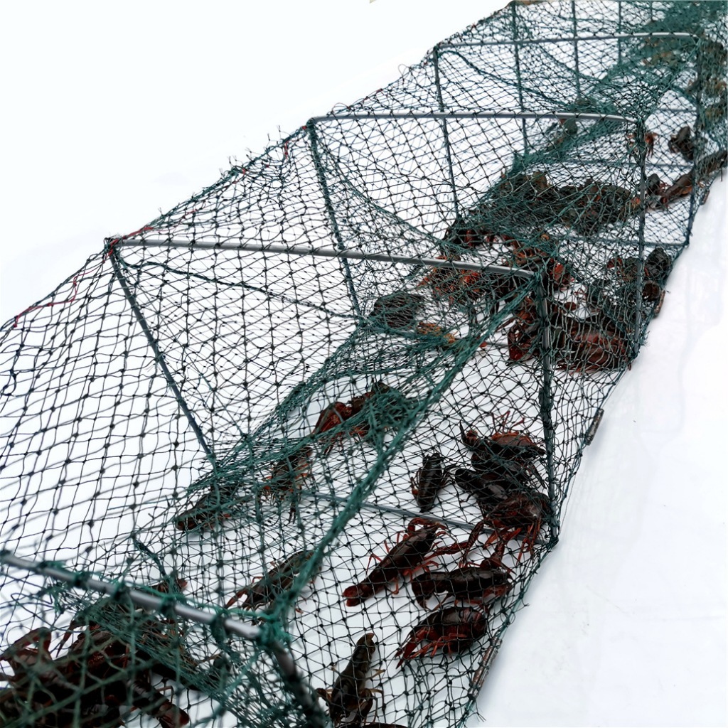 Shrimp Catcher Multi Size Foldable Large Fishing Net Shrimp Crab Eel ...