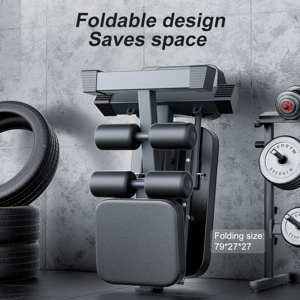 OneTwoFit Adjustable Weight Dumbbell Bench Press Supine board with ...