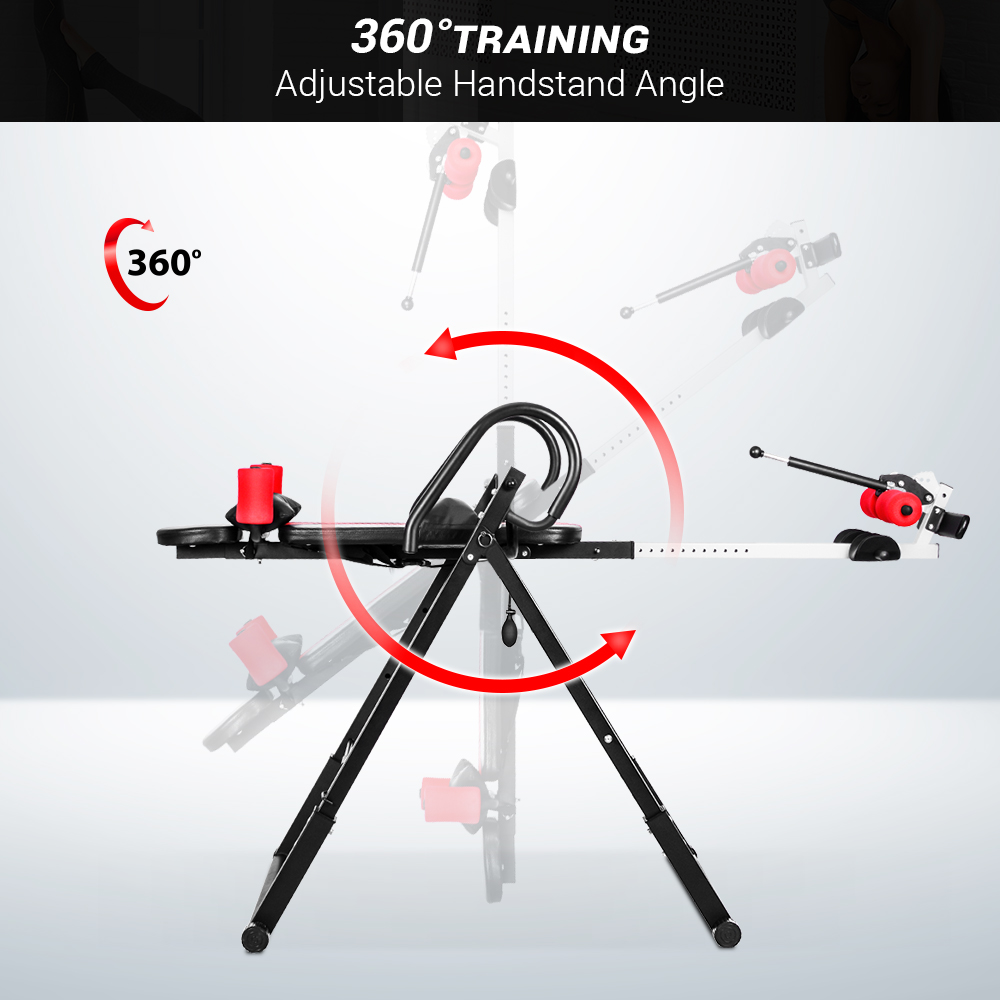 OneTwoFit Handstand Machine Gravity Inversion Heavy Duty Table Foldable ...