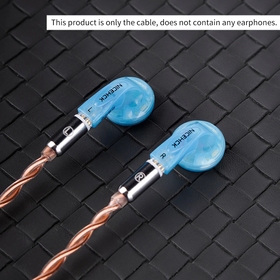NiceHCK cHeart 4N OFC HiFi IEM Cable Earphone Upgrade Wire 0.78 2Pin ...