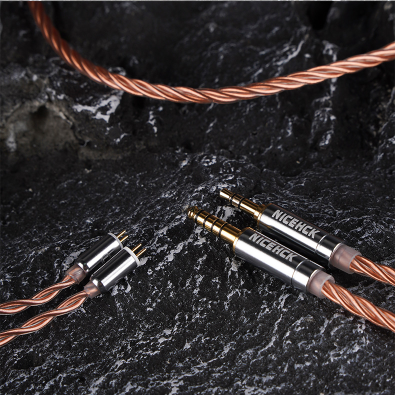 NiceHCK cHeart 4N OFC HiFi IEM Cable Earphone Upgrade Wire 0.78 2Pin ...