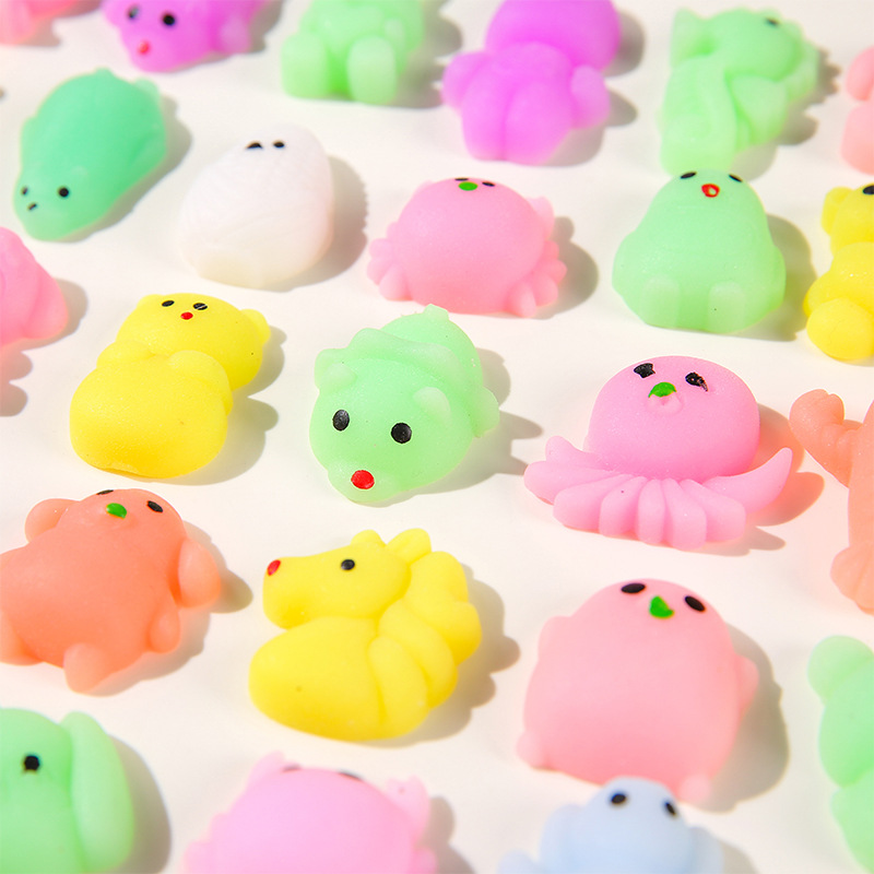 50 Pieces Set Fun Animal Pinch Fun Dumplings, Decompression Gifts ...