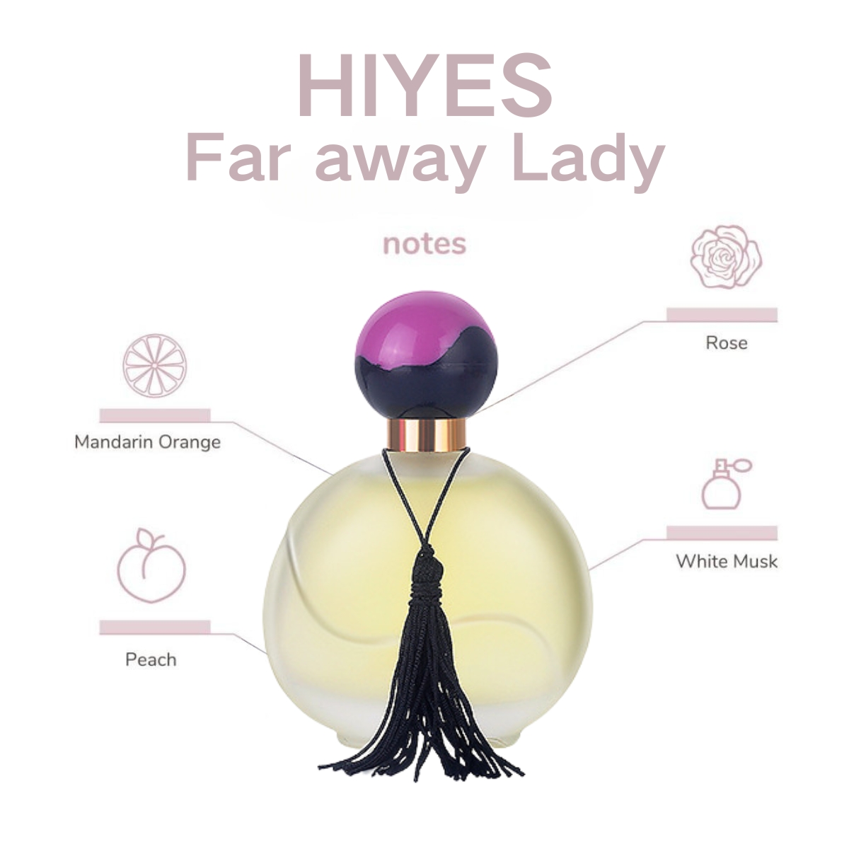 HIYES【Buy 1 Take 1】Far away Perfume for women 50ml Far Away Perfume ...