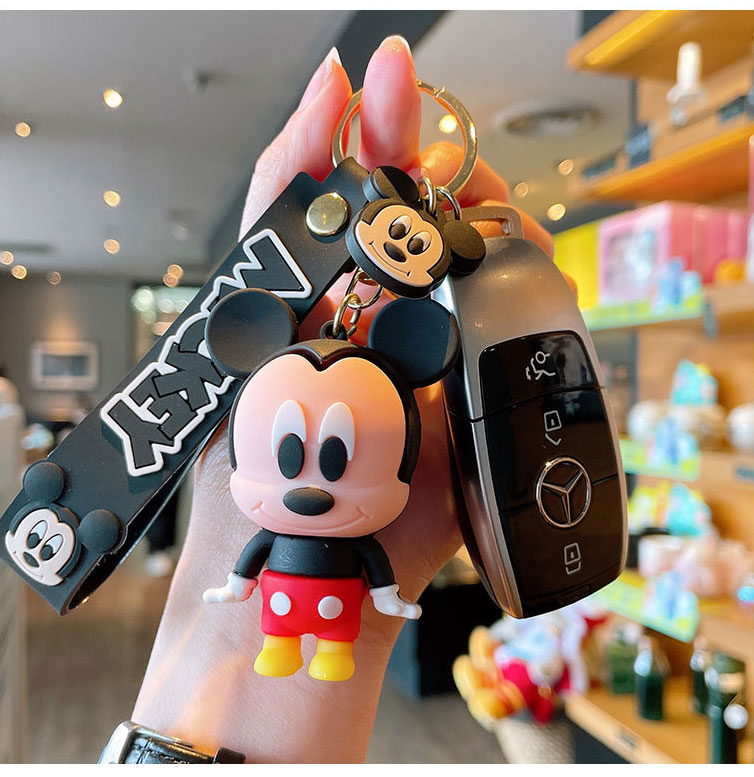 Disney Mickey Mouse Clubhouse Anime Figure Mickey Minnie Key Chain ...
