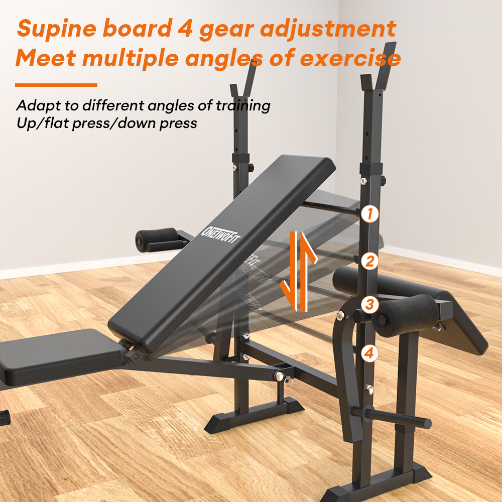 OneTwoFit Weightlifting Press Bench dumbbell bench press chair Gym Home ...