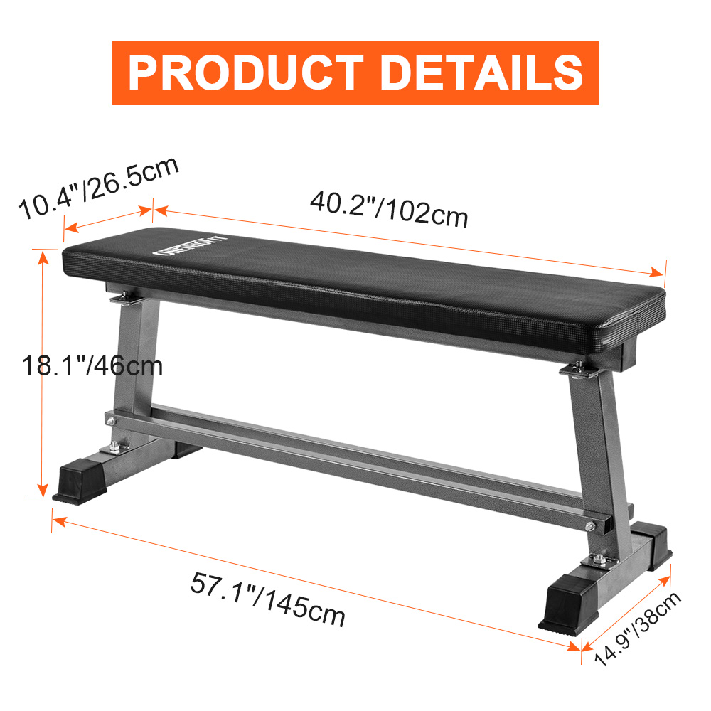 OneTwoFit Weightlifting Bench Dumbbell Stool Home Exercise Training ...