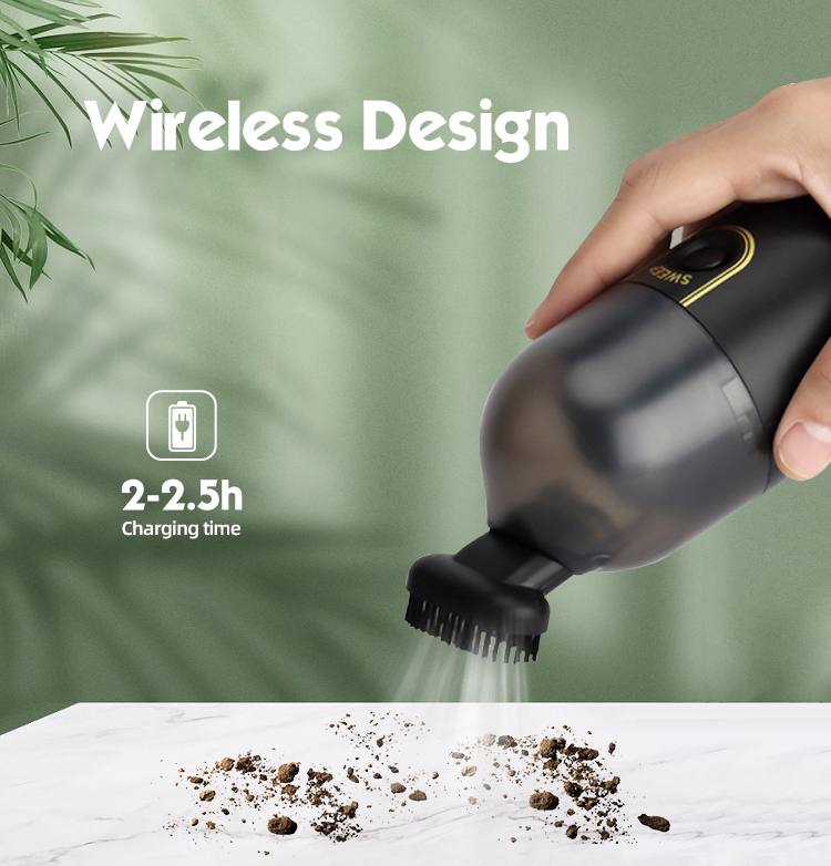 Wireless Air Duster Portable Desktop Vacuum Cleaner Handheld Dust ...