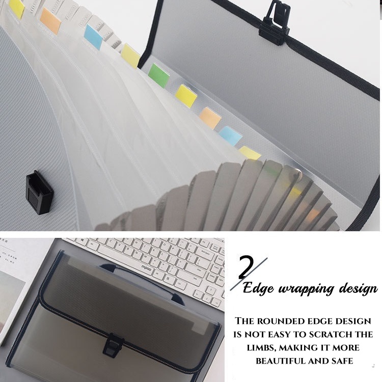 Long Expanding File Folder Paper Organizer Envelope Document Bag Folder ...
