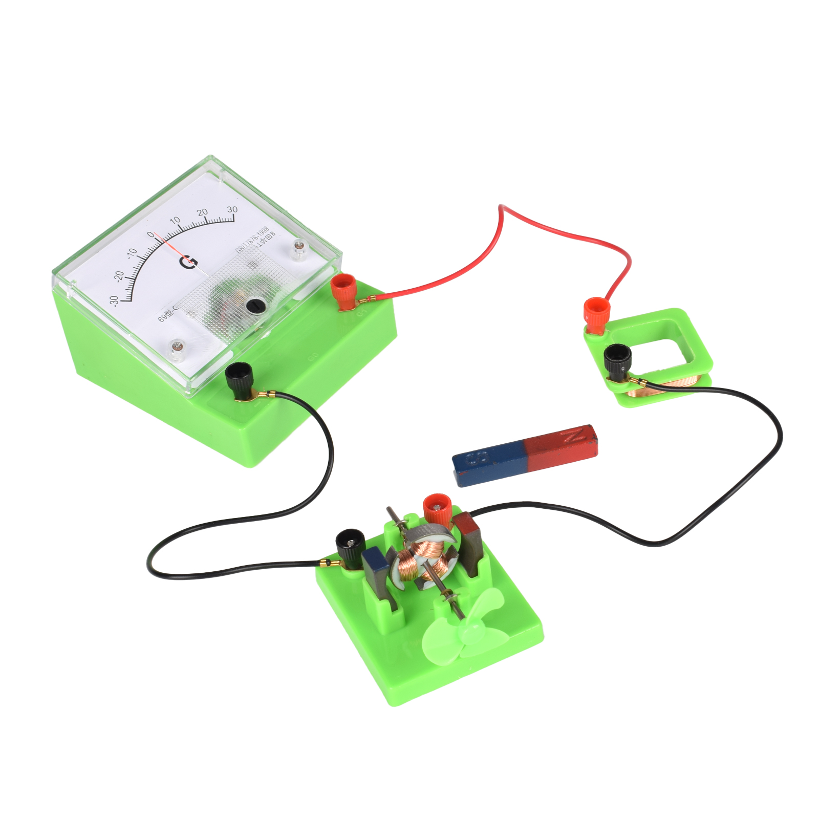 Physics Electromagnetic Induction Experiment Coil Copper DC motor ...