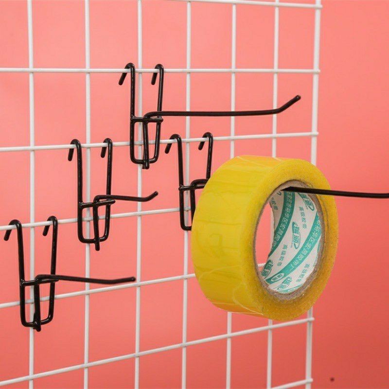 10PCS/Set Screen Hook Coated Wire Hook Organizers Store Screen Hanging ...