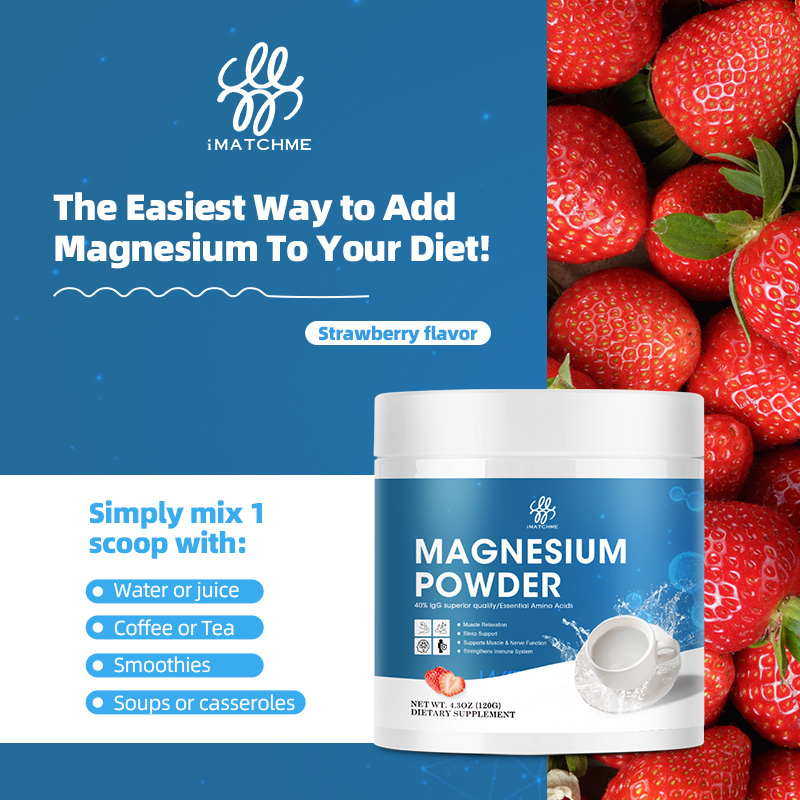 iMATCHME Magnesium Powder 680mg Help Digestion & Sleep Relaxation ...