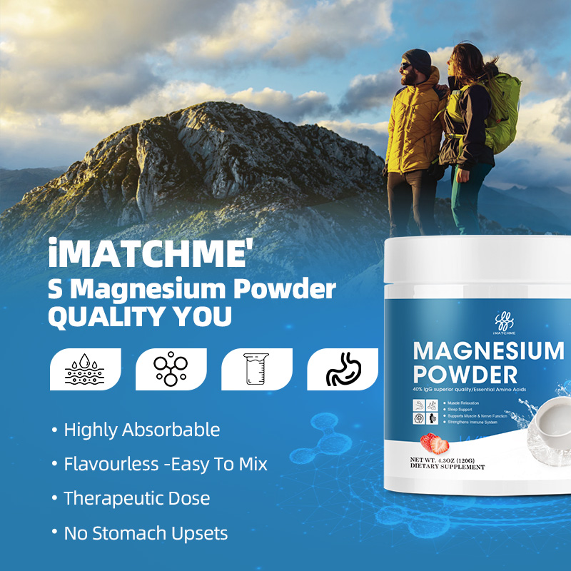 iMATCHME Magnesium Powder 680mg Help Digestion & Sleep Relaxation ...