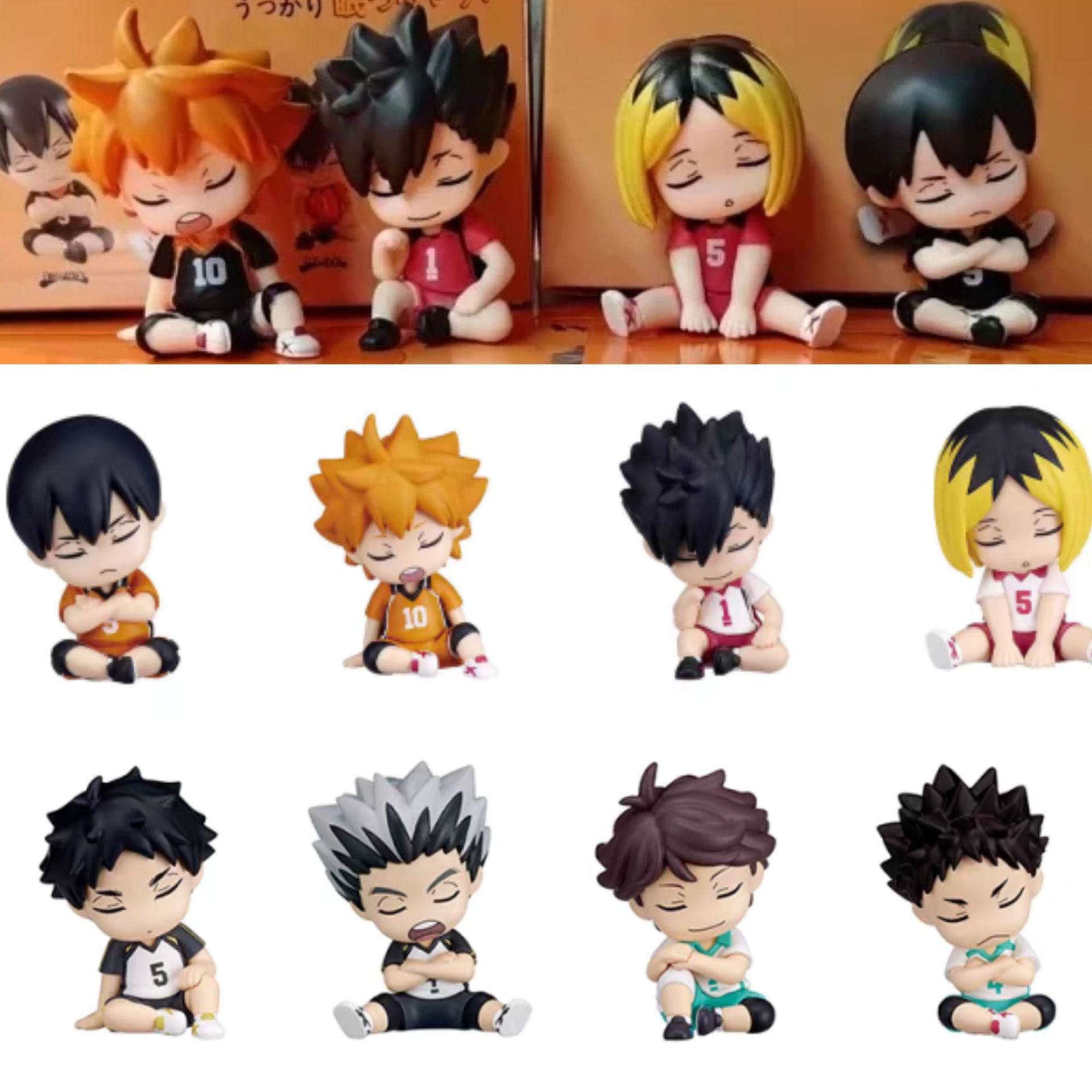 Look Up Haikyu Figures Collection Decorative Ornaments Model Toys ...