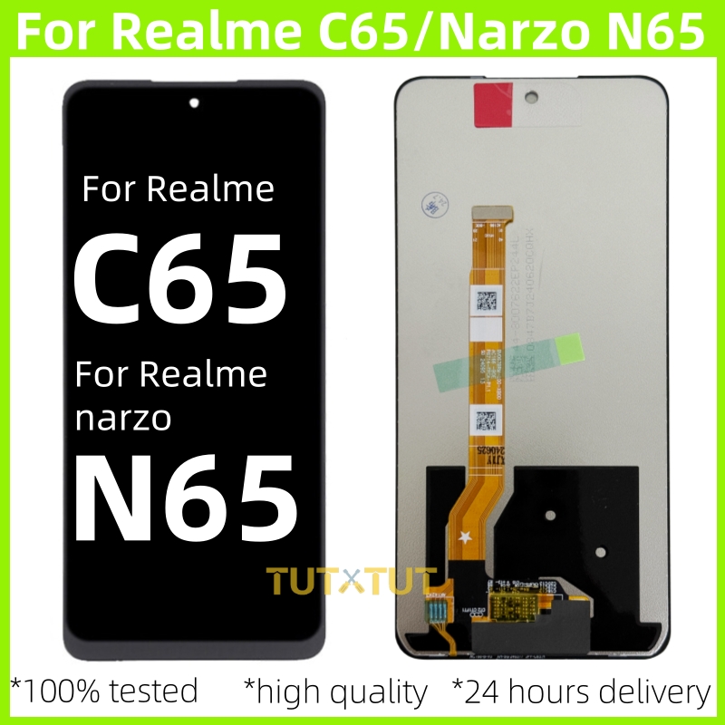 For Realme C65 Narzo N65 LCD Display Touch Screen Glass Digitizer ...