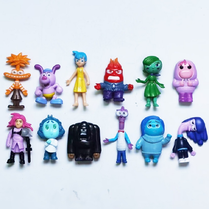 10Pcs/12Pcs/6Pcs Inside Out 2 Figures Model Doll Riley Anxiety ...