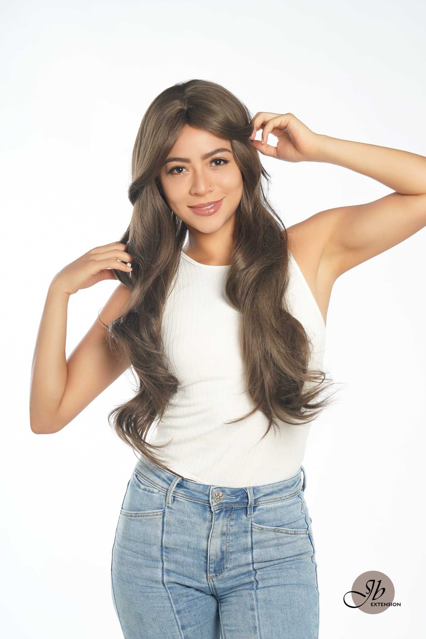 JBSELECT4YOU 65cm Wig Female Long Curly Hair Brown Fashion Wig With ...