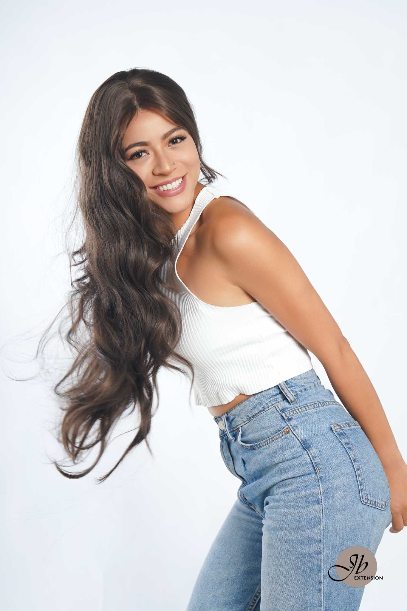 JBSELECT4YOU 70cm Generation Five Wig Female Body Wave Hair Cold Brown ...