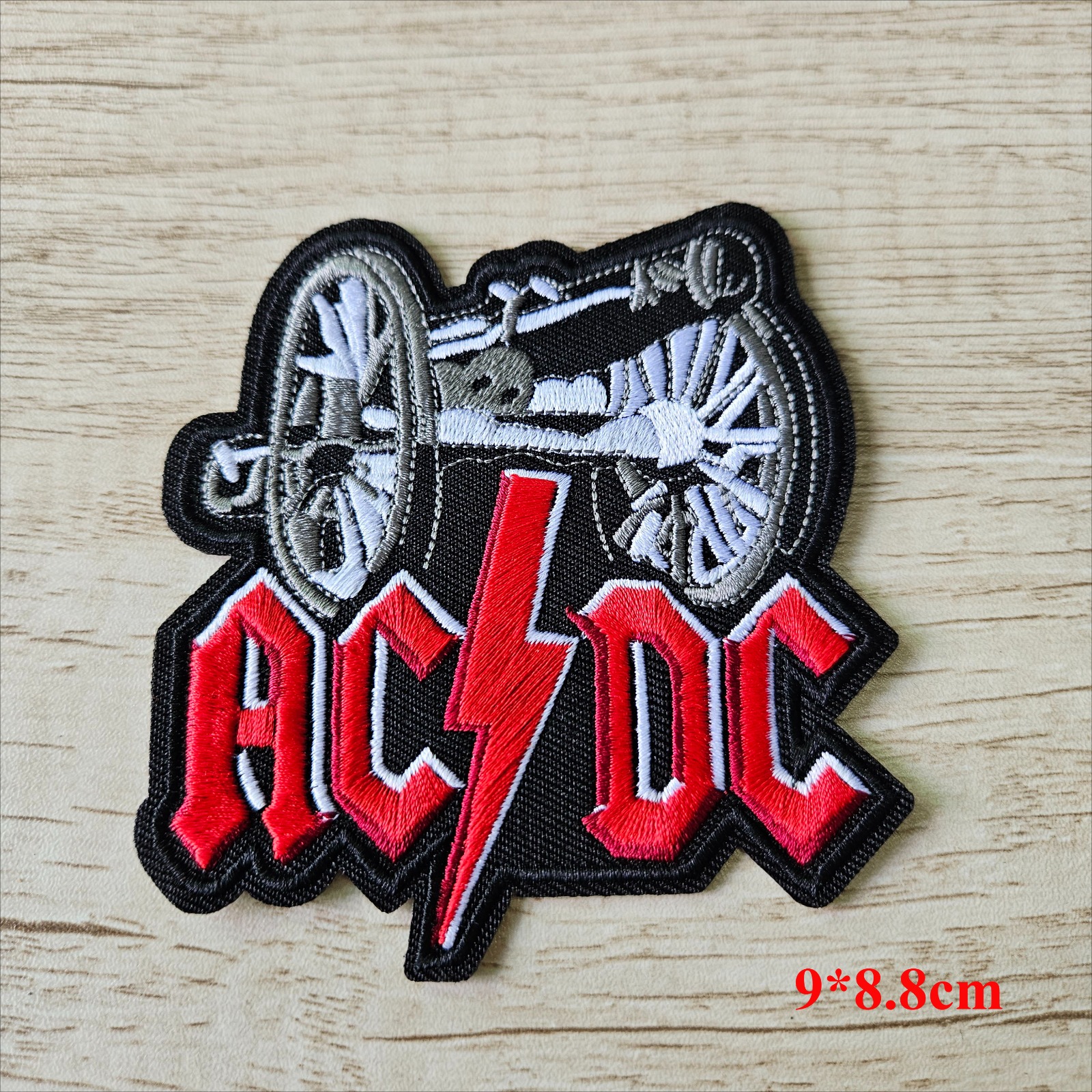 Customize Logo Brand Patch Embroidery Rock N Roll Iron-on Punk Music ...
