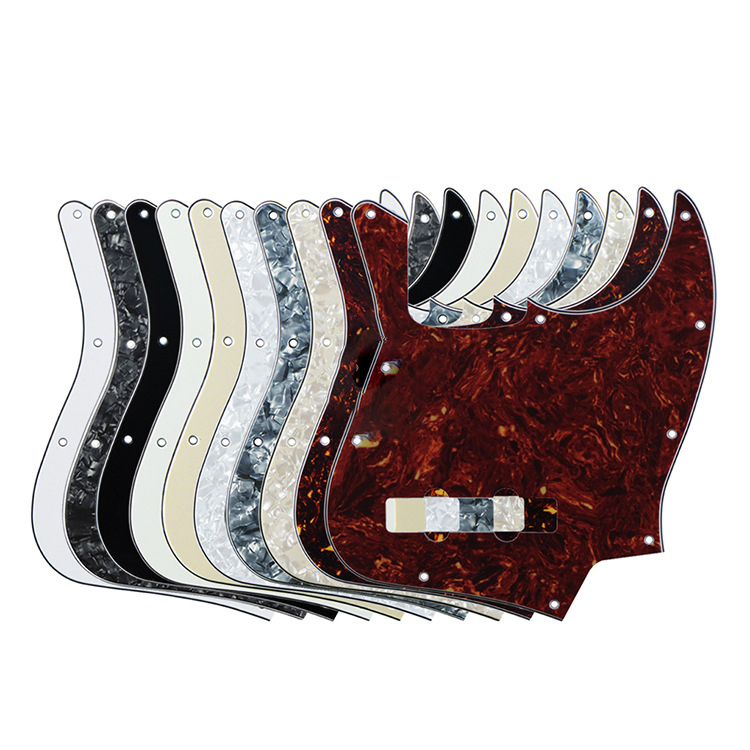 10 Hole Bass Pickguard Scratch Plate Pick Guards Jazz Bass Panel Bass ...