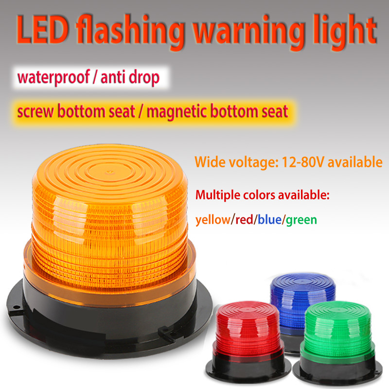 LED Strobe Flashing Emergency Warning Light 12-80V FOR Car Truck Police ...