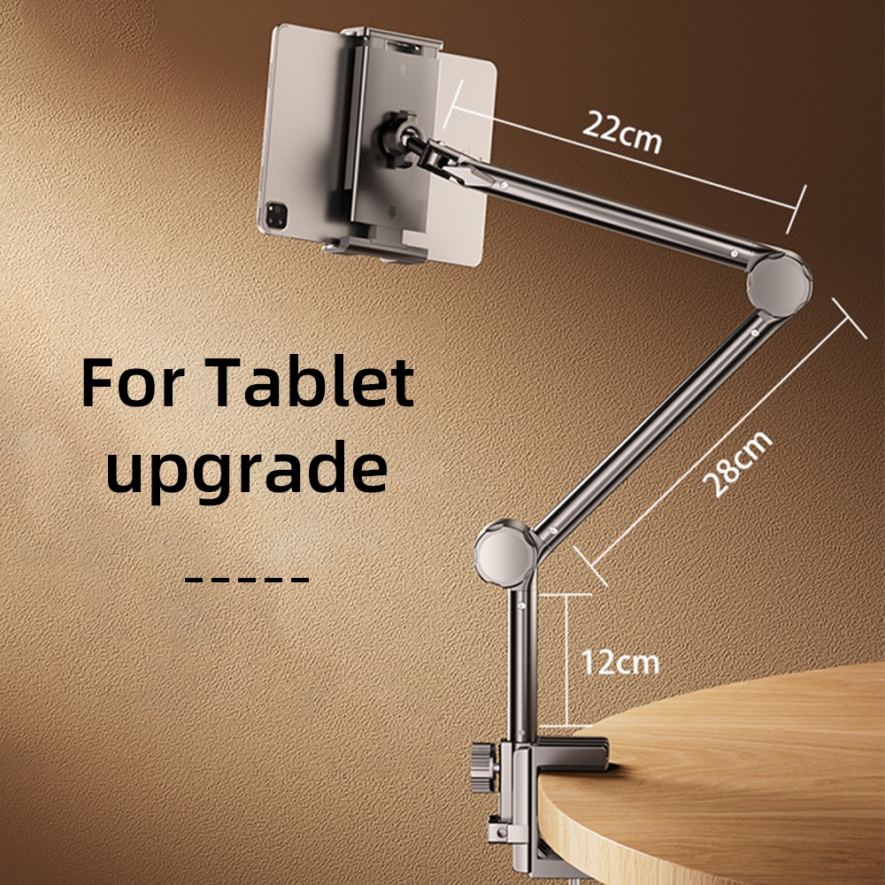 Tablet Holder Desk Lazy Stand for iPad Phone Tablet 4~13 inch with 360 ...
