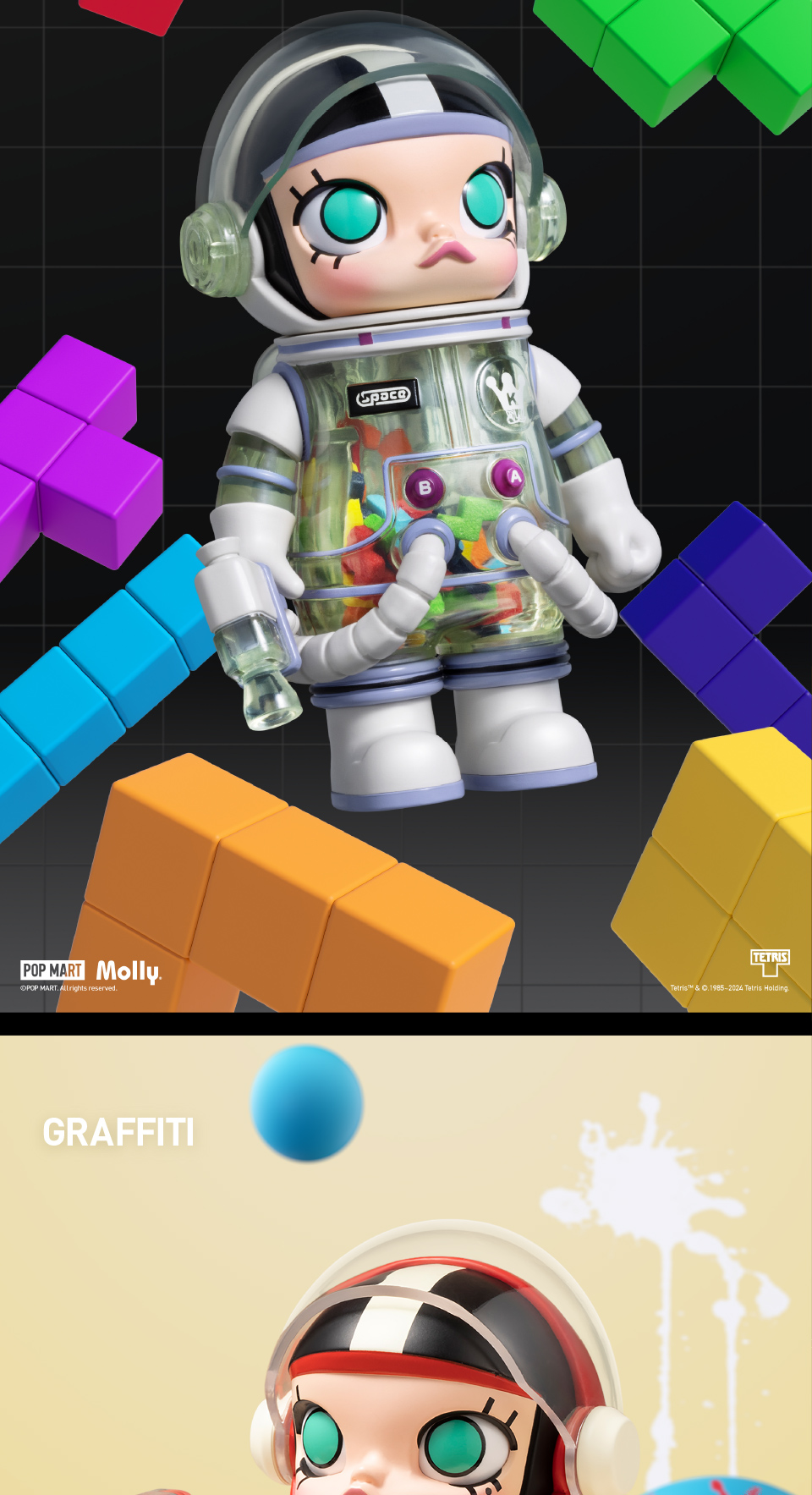 POP MART MEGA SPACE MOLLY 100% Series 3 Blind Box Action Toys Figure ...