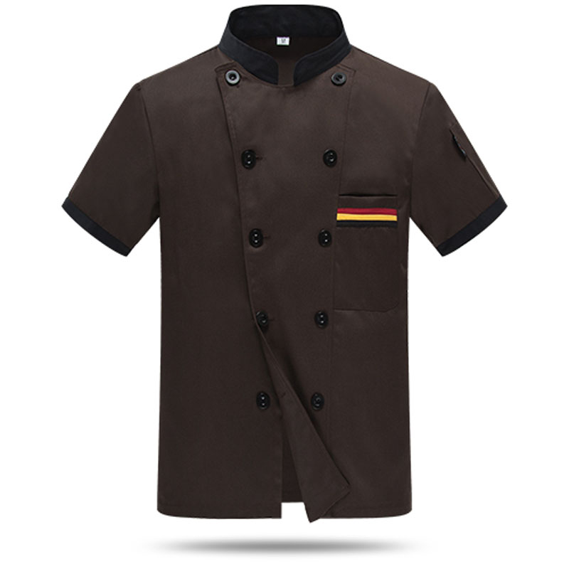 【🇵🇭READY STOCK】Chef Uniform Chef clothes short sleeve hotel restaurant ...
