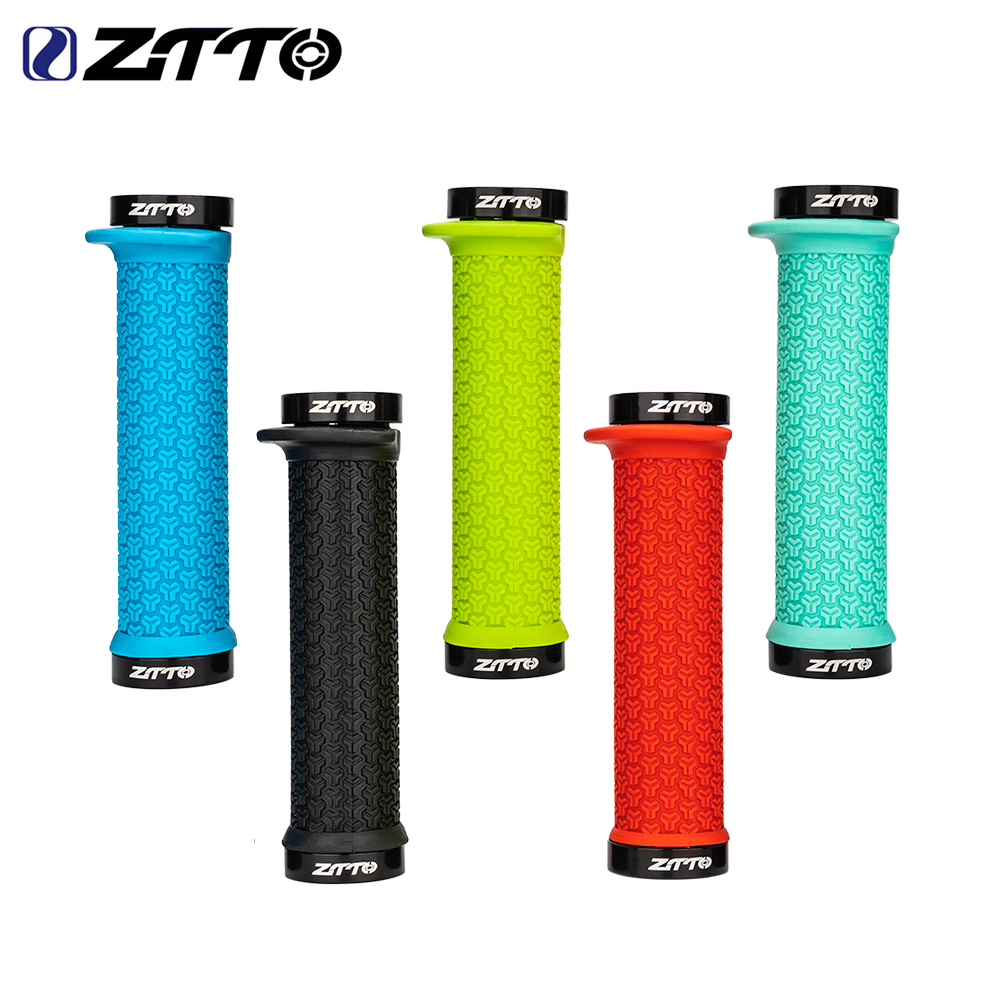 ZTTO MTB Dual Lock Grips High Quality Soft Rubber No-Slip Handlebar ...