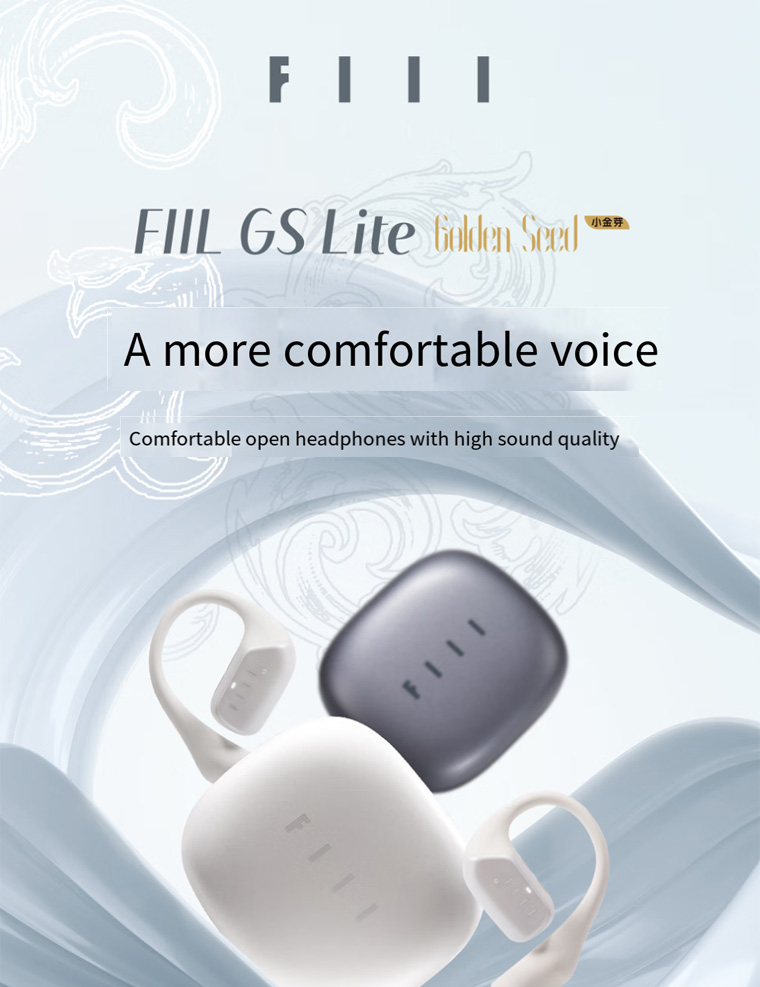 FIIL GS Lite Open Bluetooth Headset without ear hanging ear sports Air ...