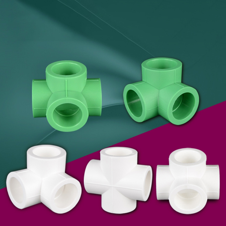 PPR Fitting White Pipe Joint Connector YIYANG /Conduit/PPR White 3/4 Way | Shopee Philippines