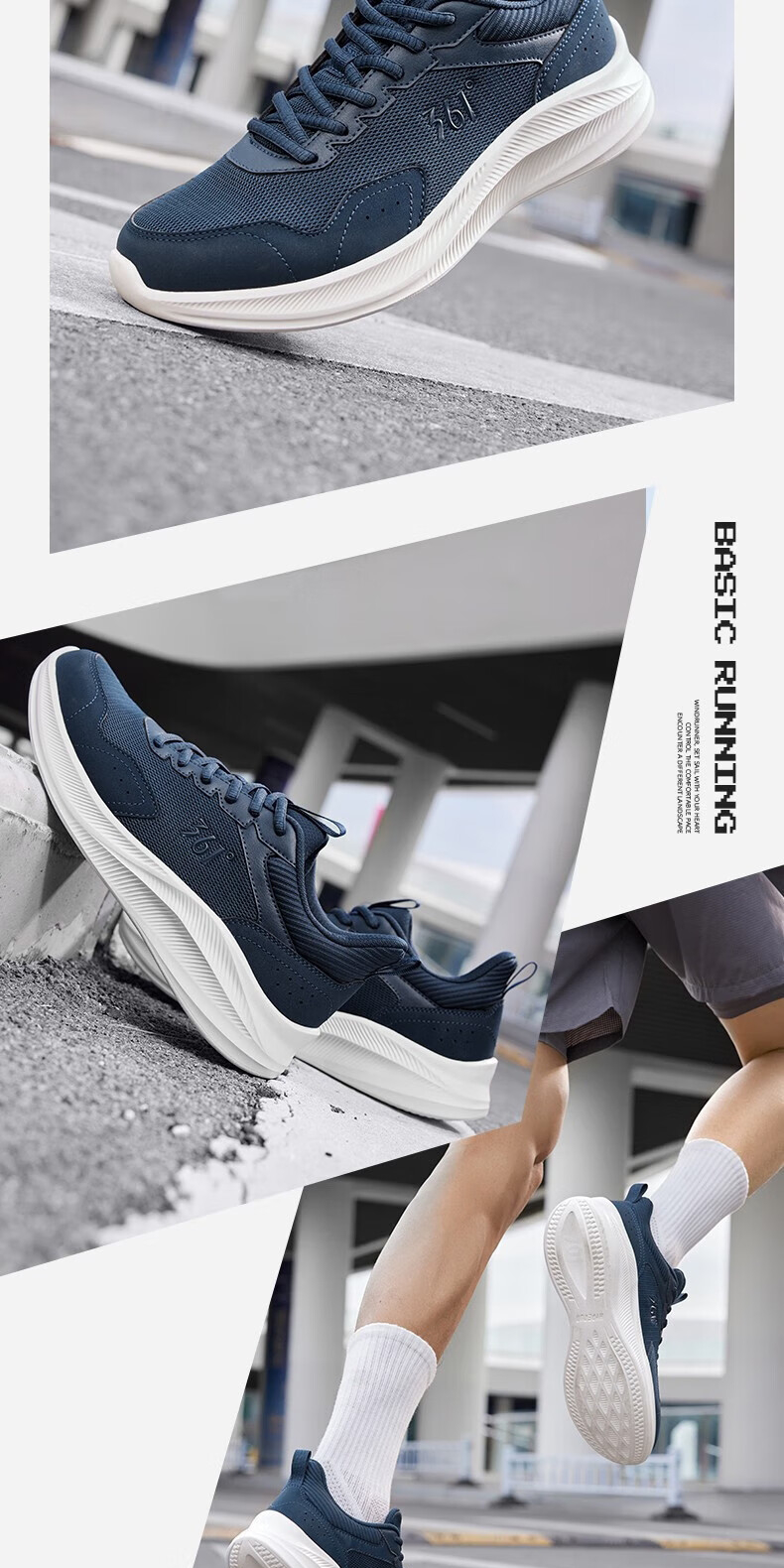 361 Degrees Men Running Shoes Cushioning Rebound 672332220 | Shopee ...