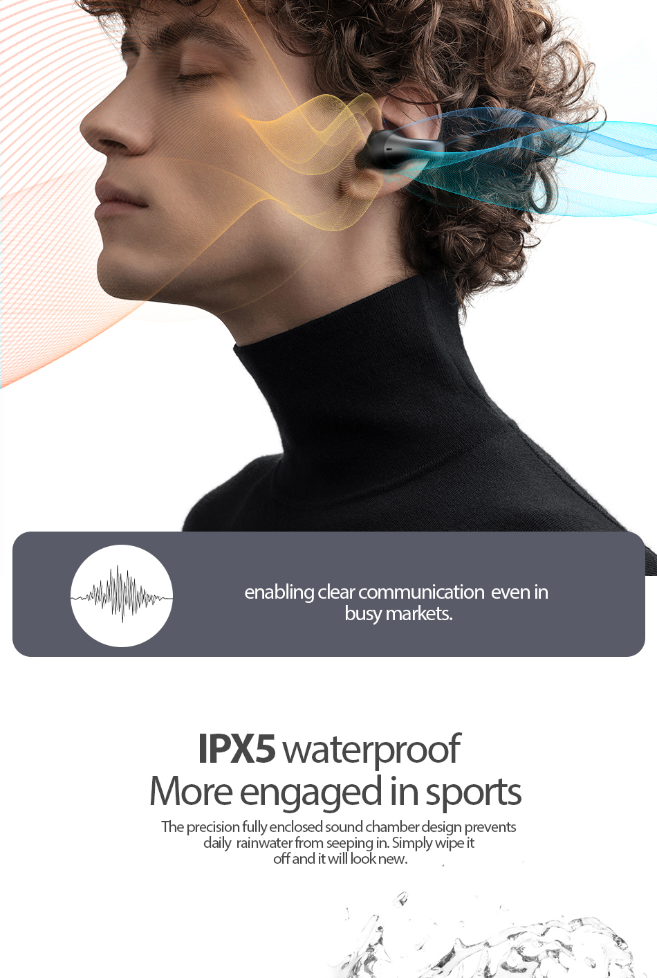 Monster Open Ear 200 Ear Clip Earphone Blutooth Earphone Headphone ...