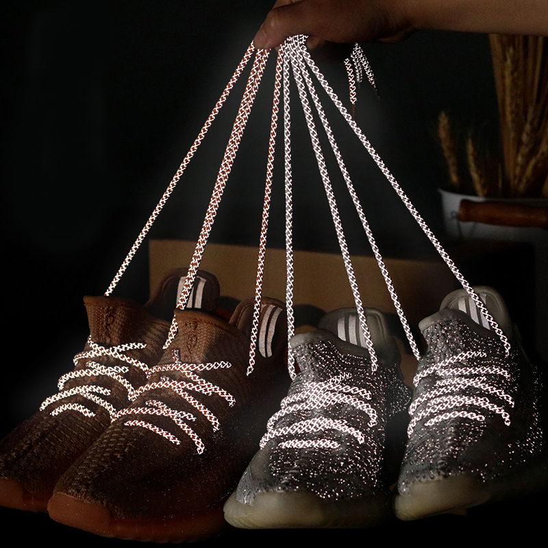 Reflective Bootlaces and Hoodie Cords 4mm Rope Laces for Sweatshirts ...